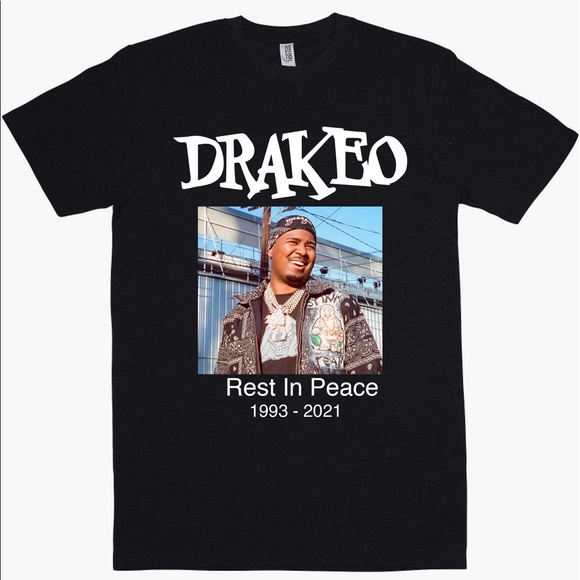 Shirts | Rip Drakeo T Shirt New S5xl 222 Rap Hip Hop Merch Drakeo The ...